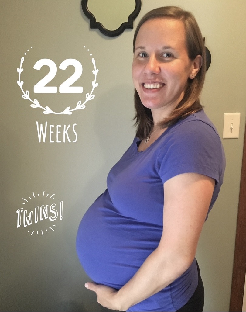 A Tense Update from Being 22 Weeks Pregnant with Twins, Baby B has a ...