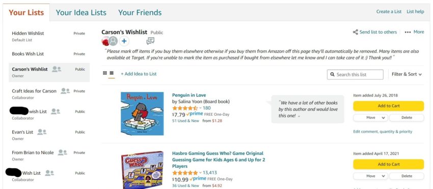 Easy Way to Create an Amazon Wishlist for You and Your Kids and Why ...