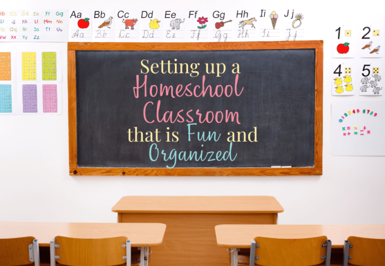 Setting up a Homeschool Classroom that is Fun and Organized - The Way ...