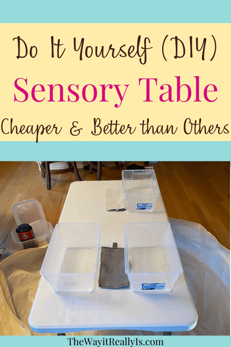 DIY Sensory Table for Kids for Hours of Fun - The Way It Really Is