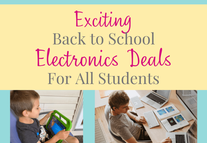 Exciting Back to School Electronics Deals for All Ages of Students - The Way It Really Is