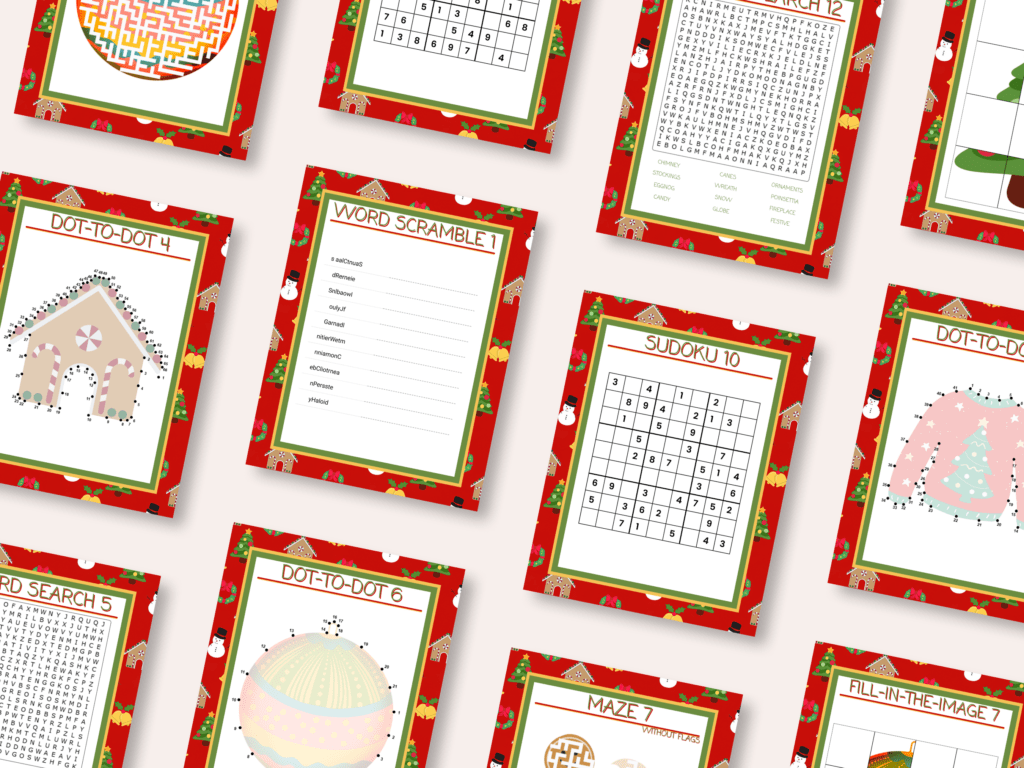 Entertaining Christmas Activity Pack for Kids - The Way It Really Is