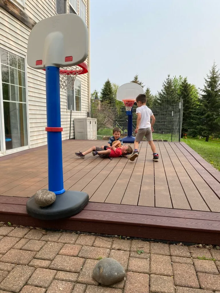 Canadian Welder Decal Adjustable Basketball Hoop For Kids 3-8 Years ...