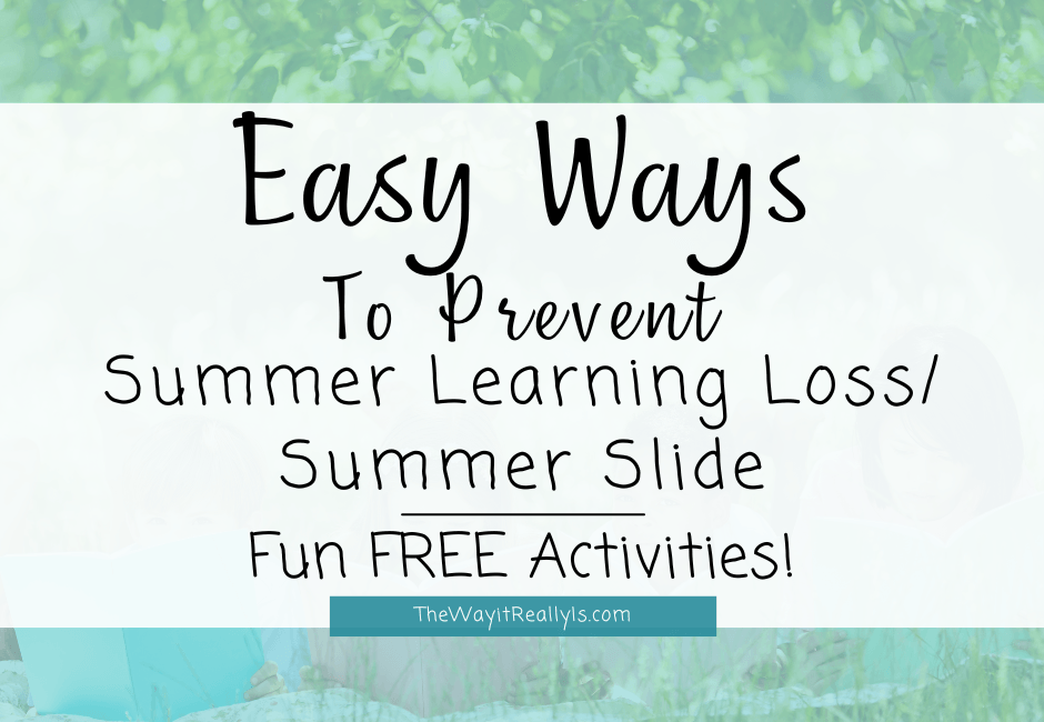 Easy Ways to Prevent the Summer Slide, No Child is Immune - The Way It ...